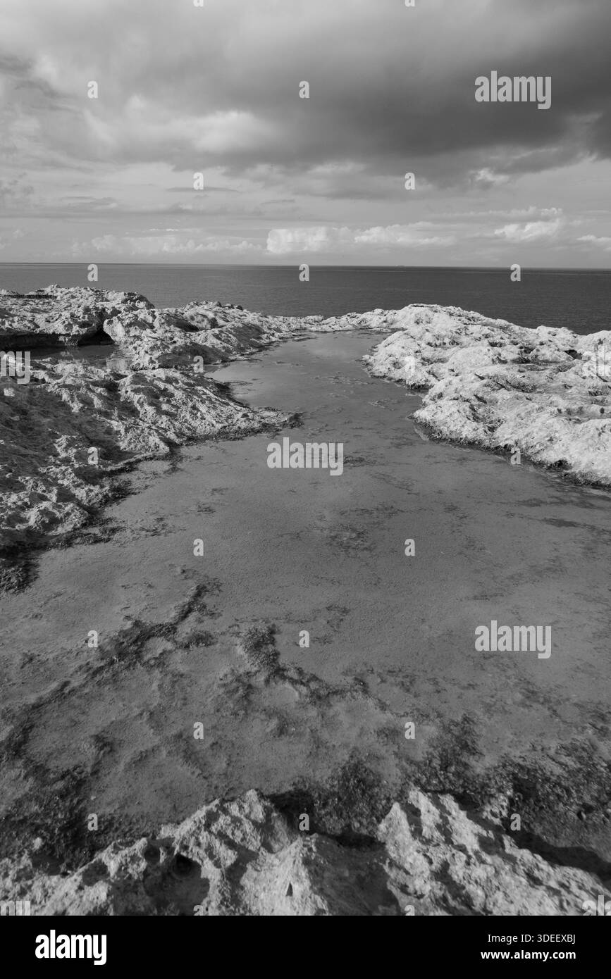 Pool malta Black and White Stock Photos & Images - Alamy