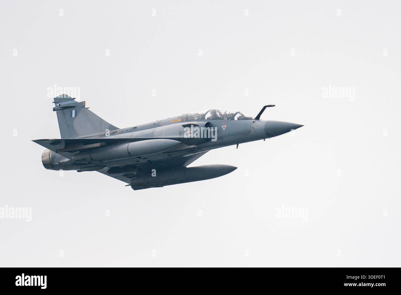 October 23, 2025, Thessaloniki, Greece: A Greek Air Force Mirage 2000-5 ...