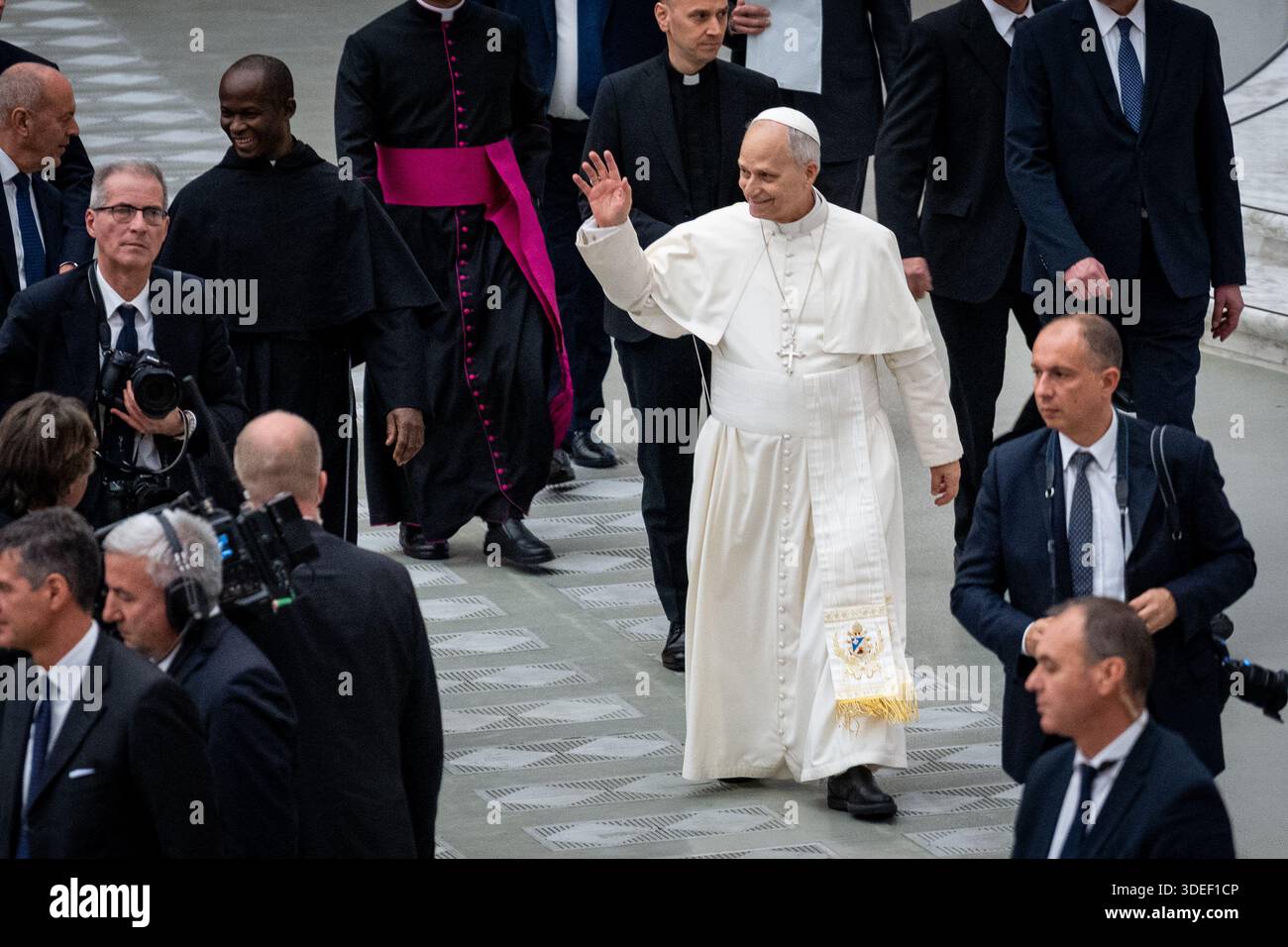 Pope Leo XIV meets faithful at the end of his Wednesday General ...