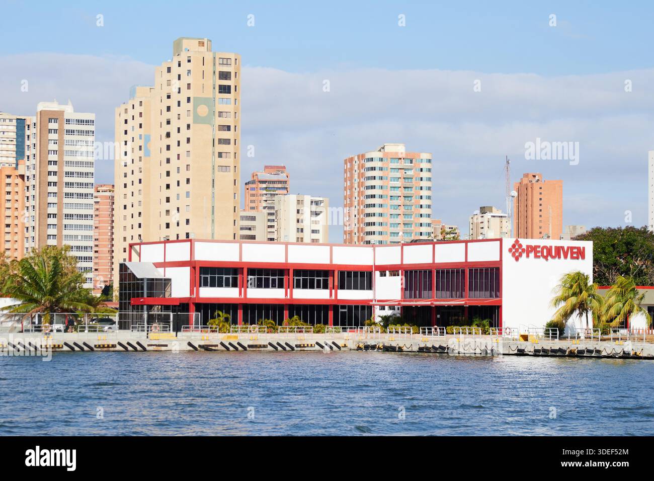 Offices of the state-owned petrochemical company Pequiven are seen on ...