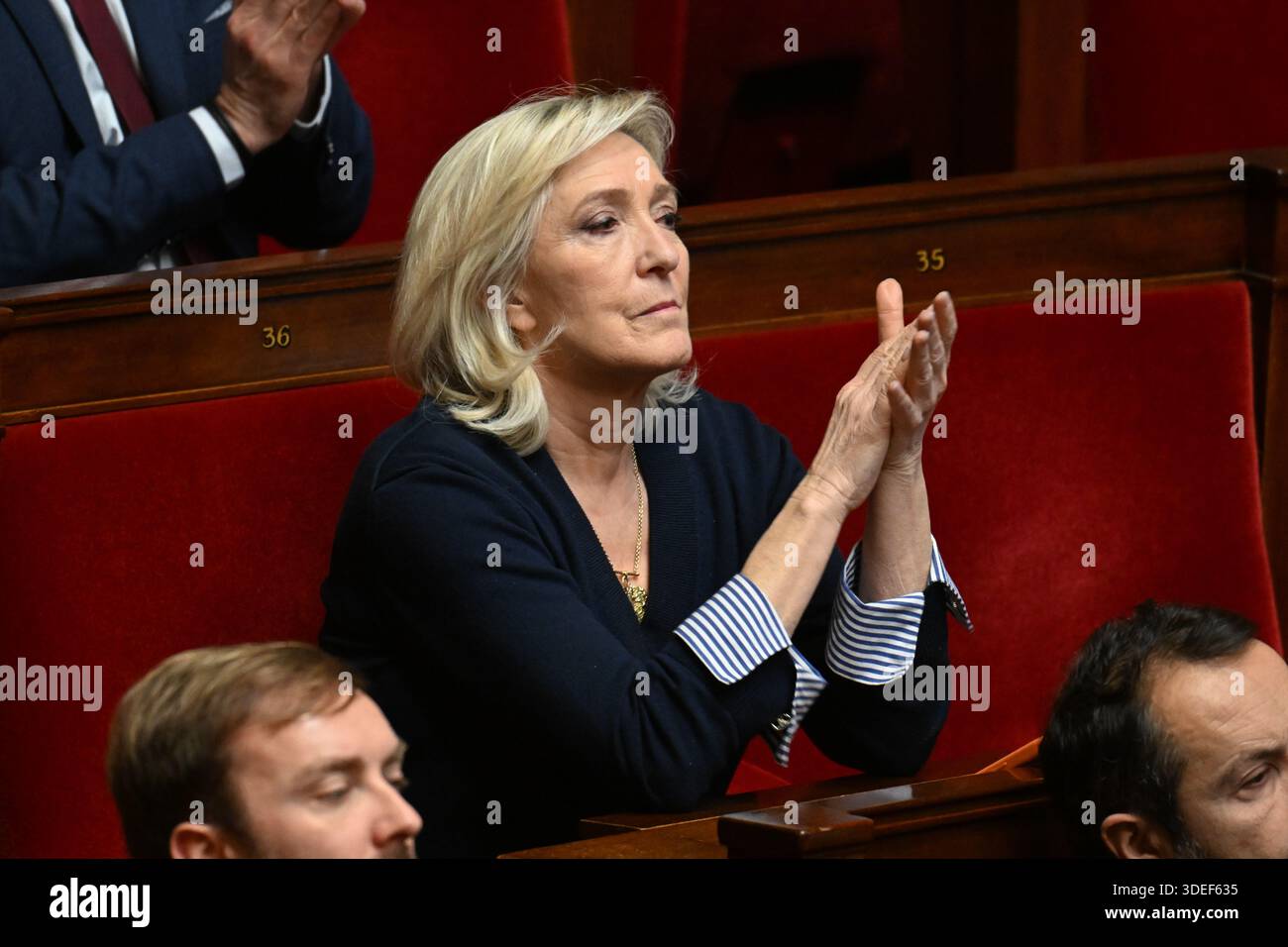 Marine Le Pen - Questions to the government in the National Assembly ...