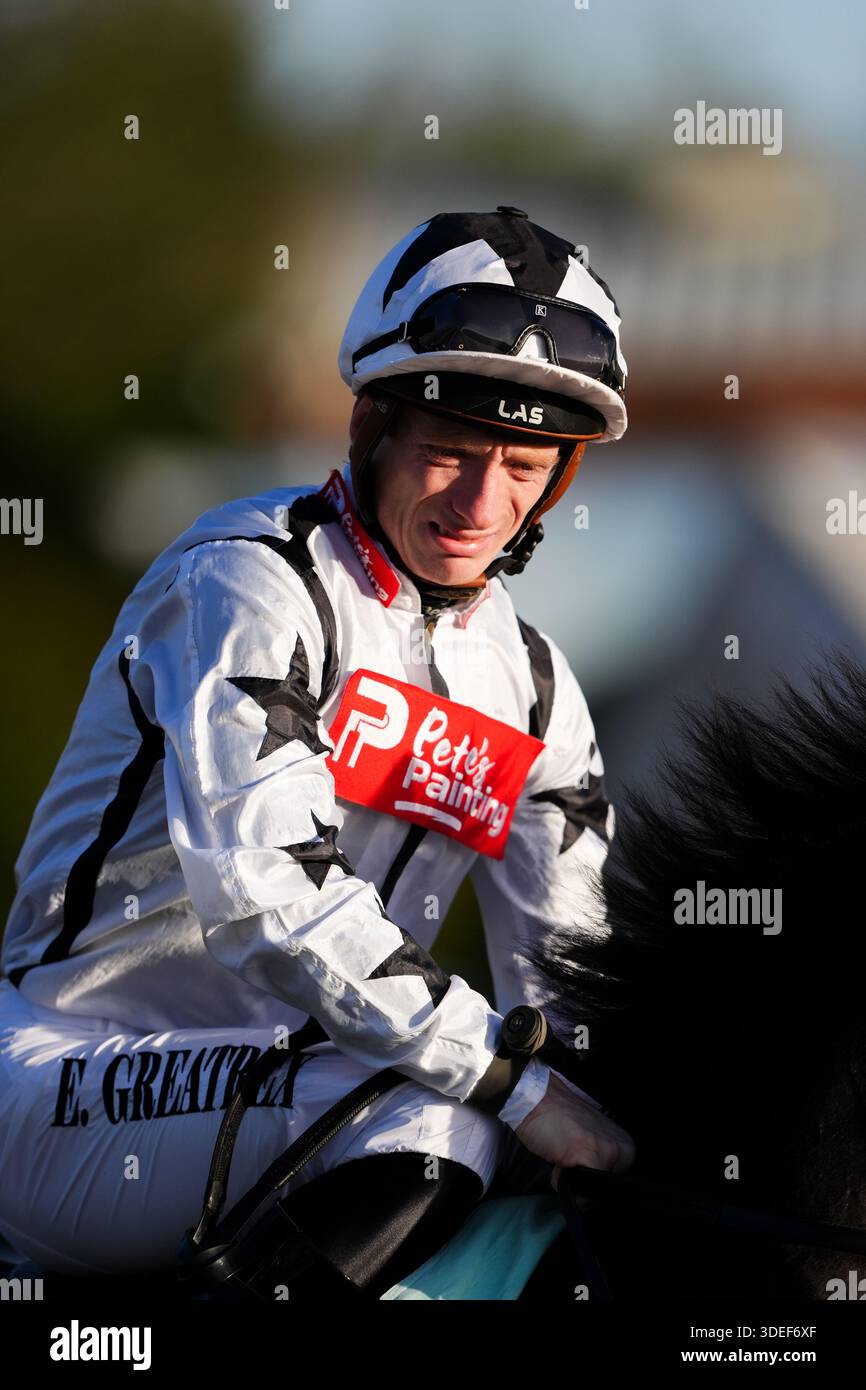 Edward Greatrex at Lingfield Park racecourse, Surrey. Picture date ...