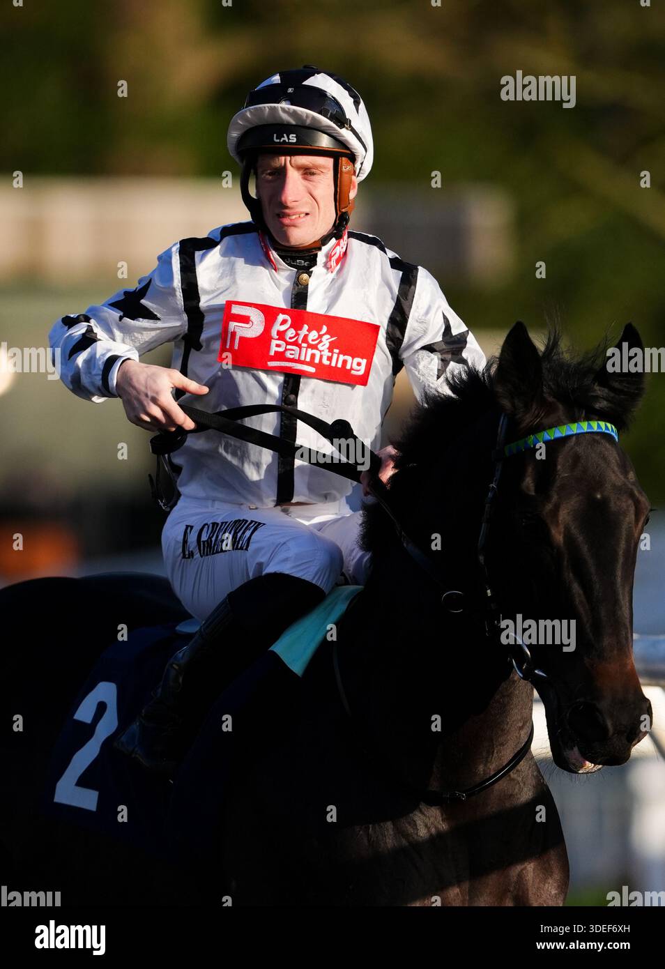 Edward Greatrex at Lingfield Park racecourse, Surrey. Picture date ...