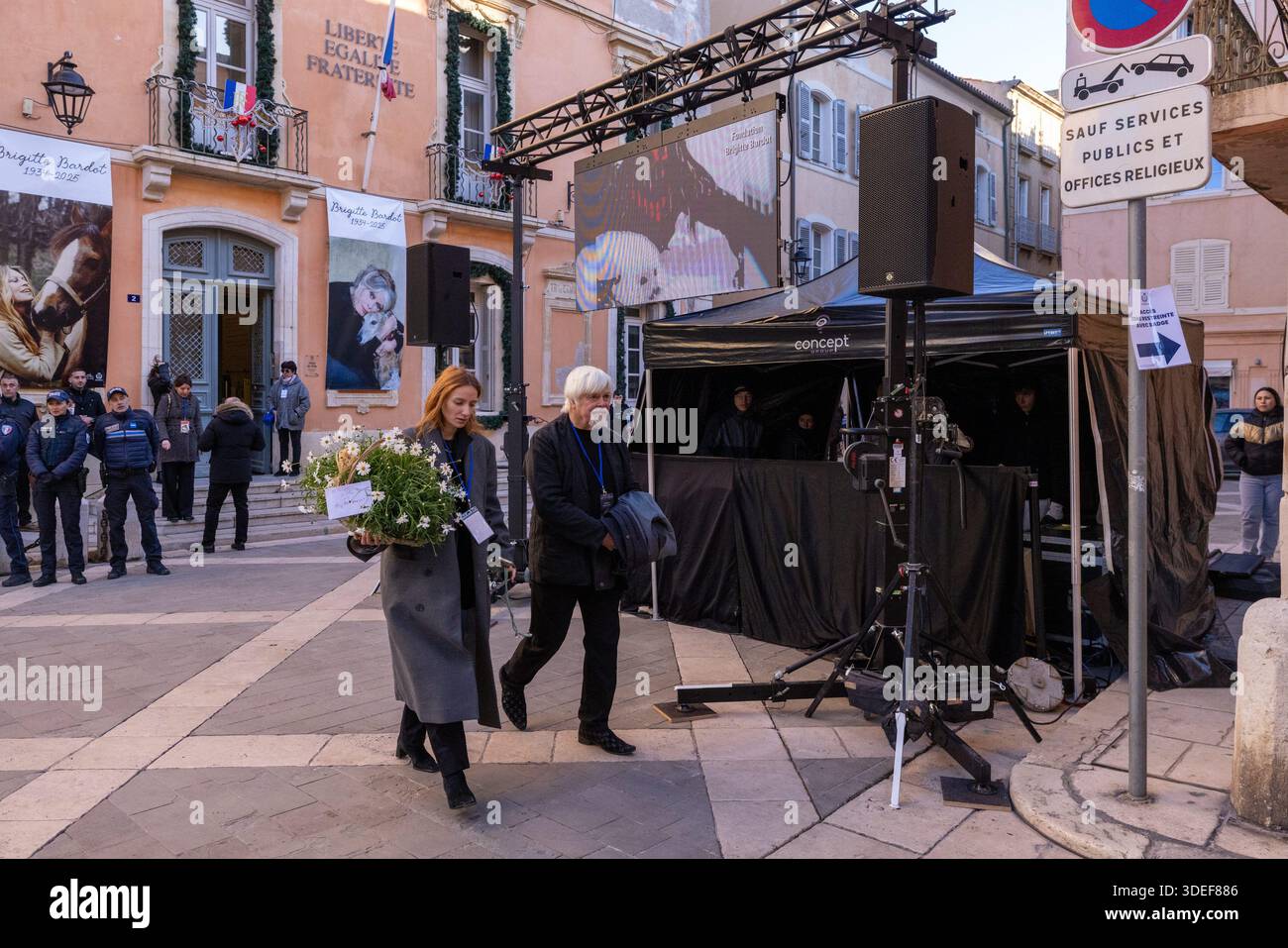 ©PHOTOPQR/LA PROVENCE/Gilles BADER ; Saint Tropez ; 07/01/2026 ...