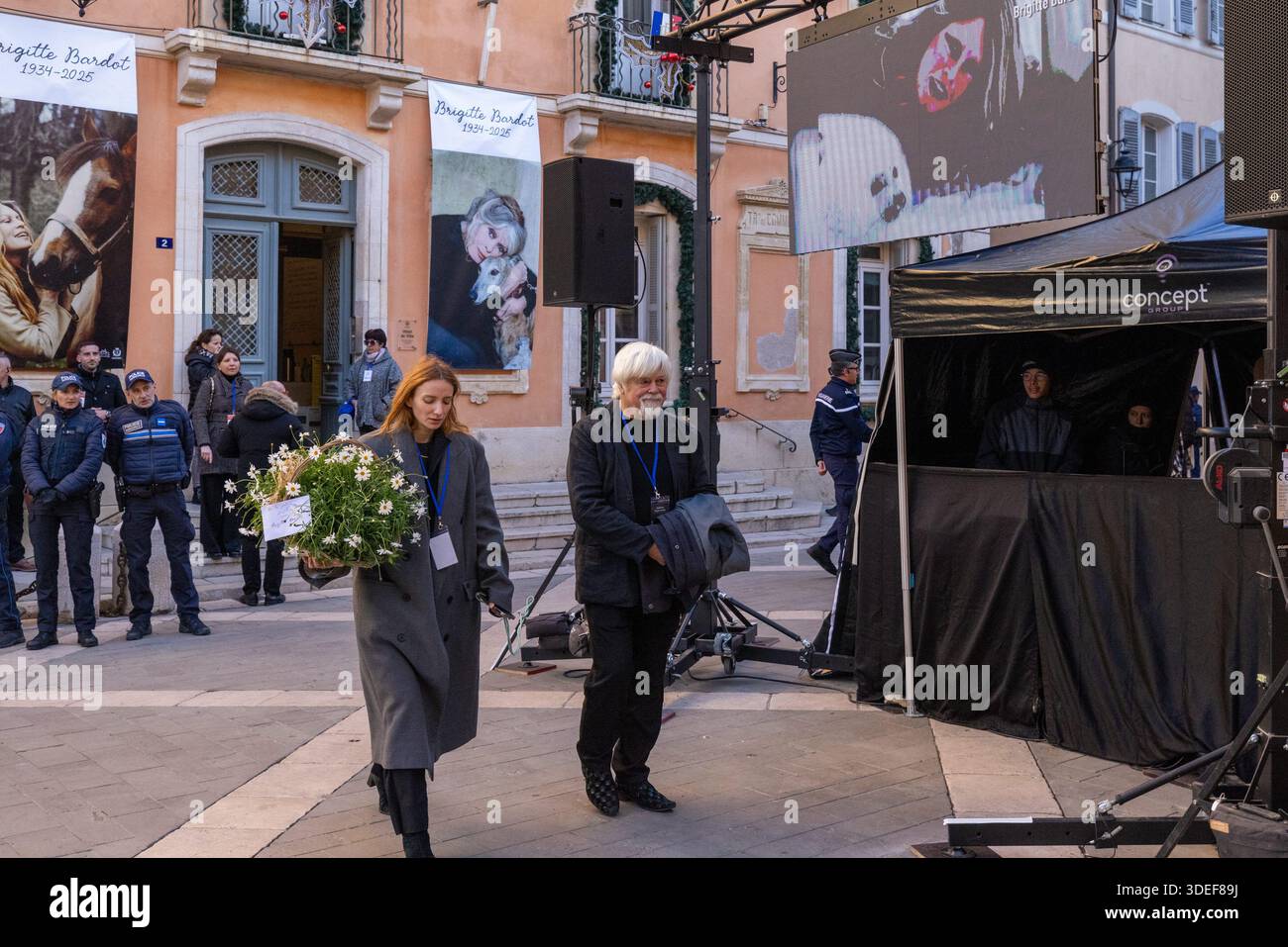 ©PHOTOPQR/LA PROVENCE/Gilles BADER ; Saint Tropez ; 07/01/2026 ...