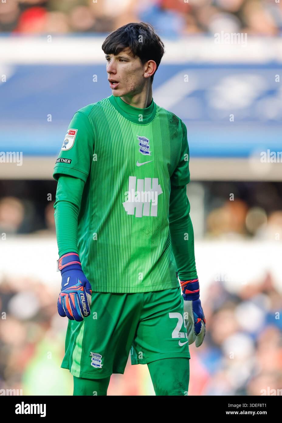 Birmingham City goalkeeper James Beadle during the Sky Bet Championship ...