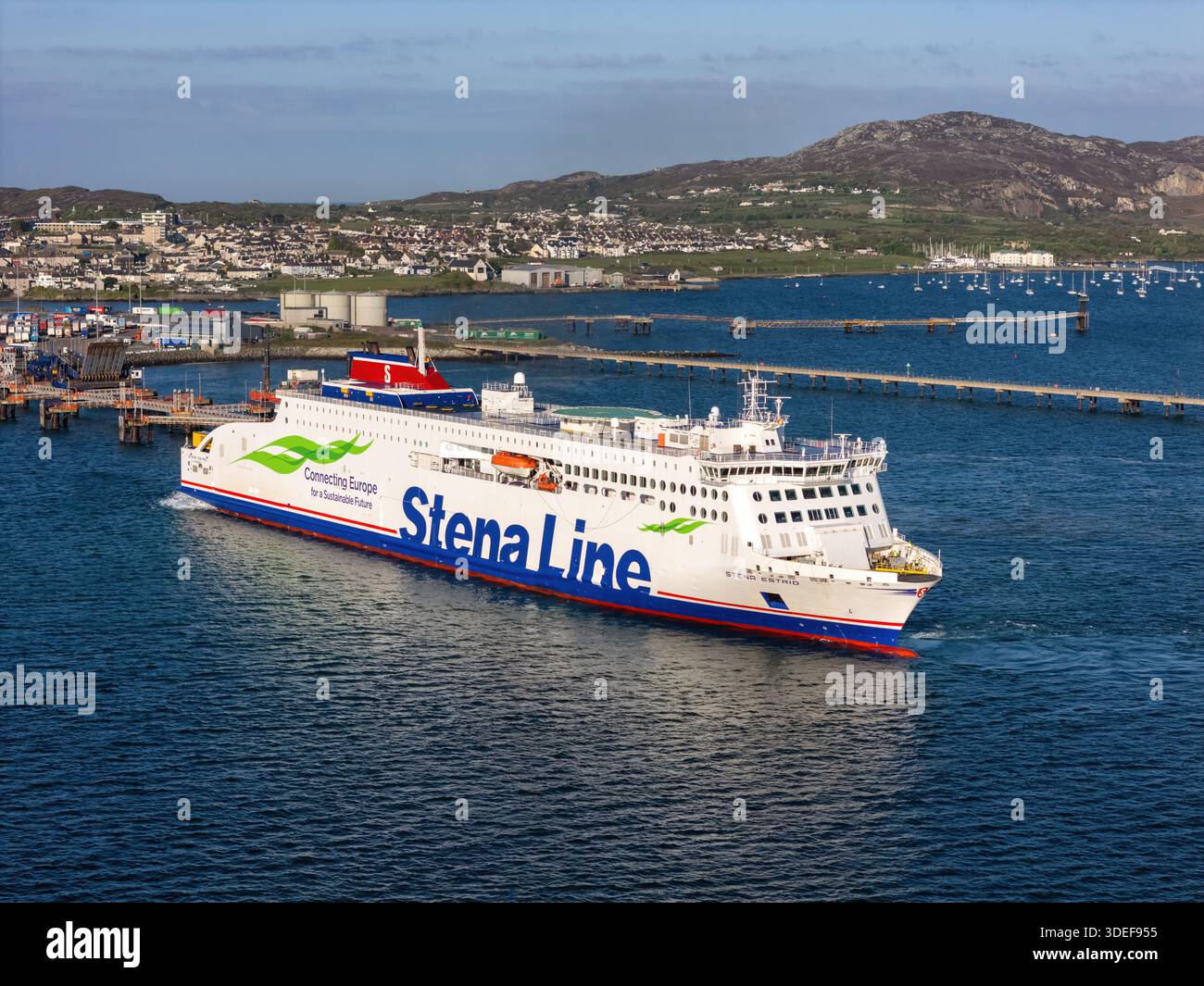 Stena Estrid, an E-Flexer ferry operated by Stena Line on the Irish Sea ...