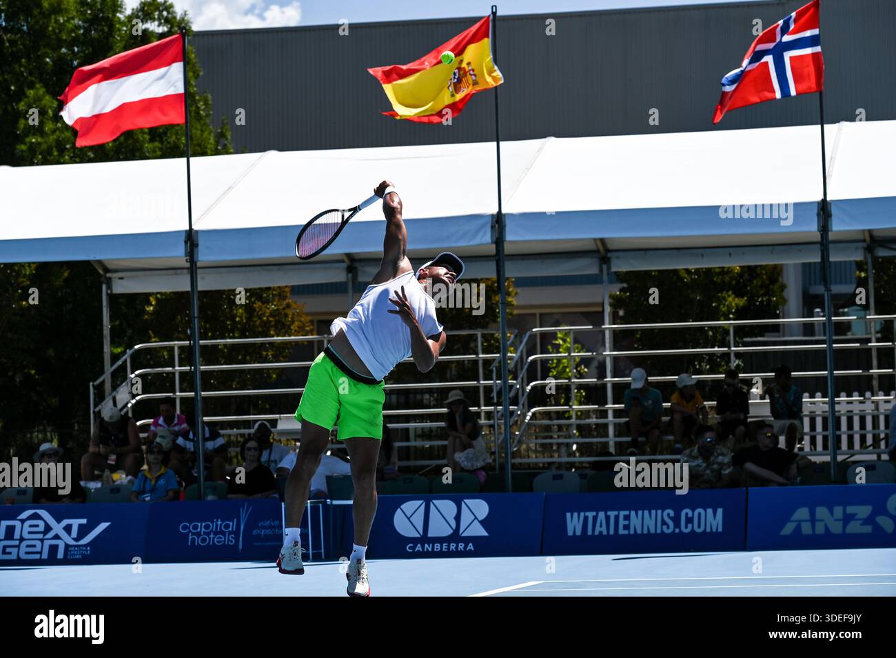 Canberra, Australia. 7 January 2026, James McCabe during the Canberra ...