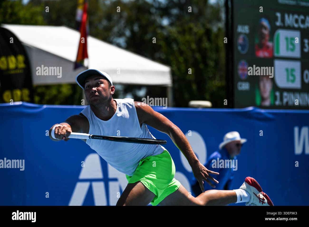 Canberra, Australia. 7 January 2026, James McCabe during the Canberra ...
