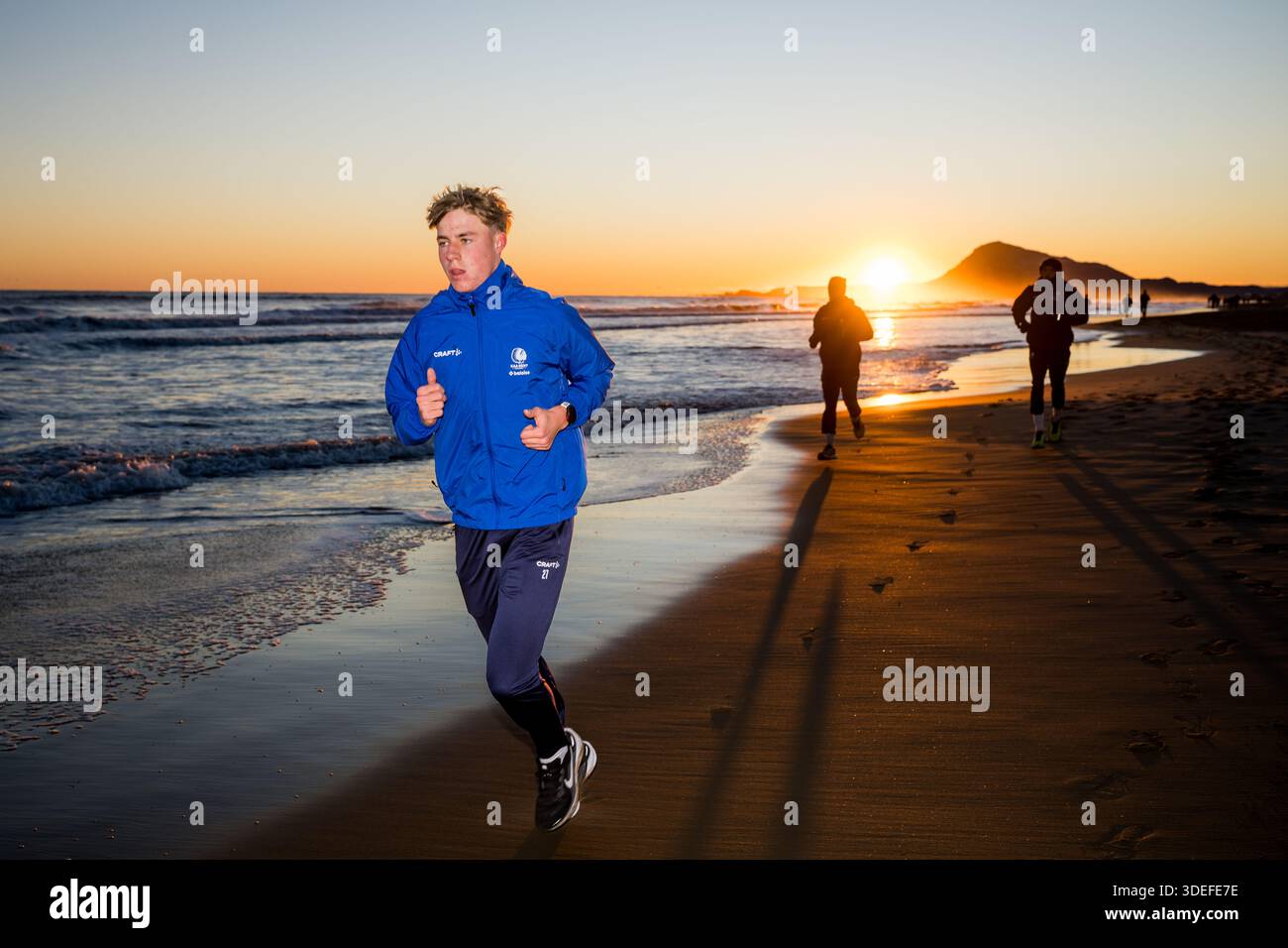 Gent's Tibe De Vlieger pictured in action during the winter training ...