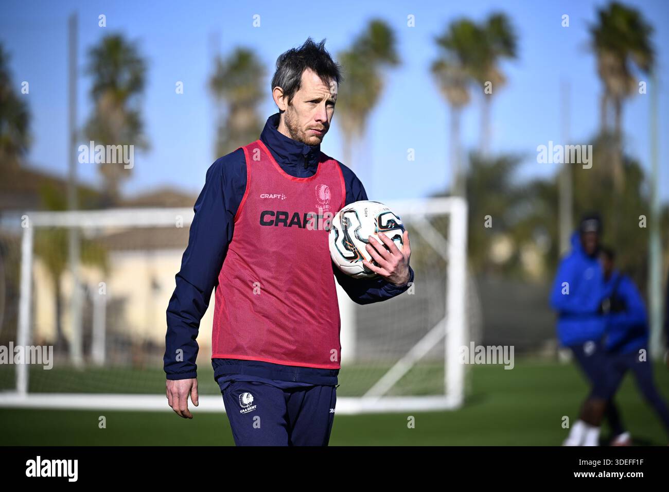 U23 coach Thomas Matton pictured at the winter training camp of Belgian ...
