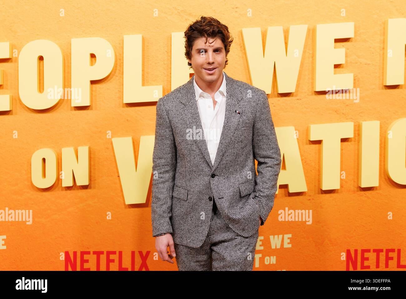 Lukas Gage attends the arrivals of People We Meet On Vacation at the ...