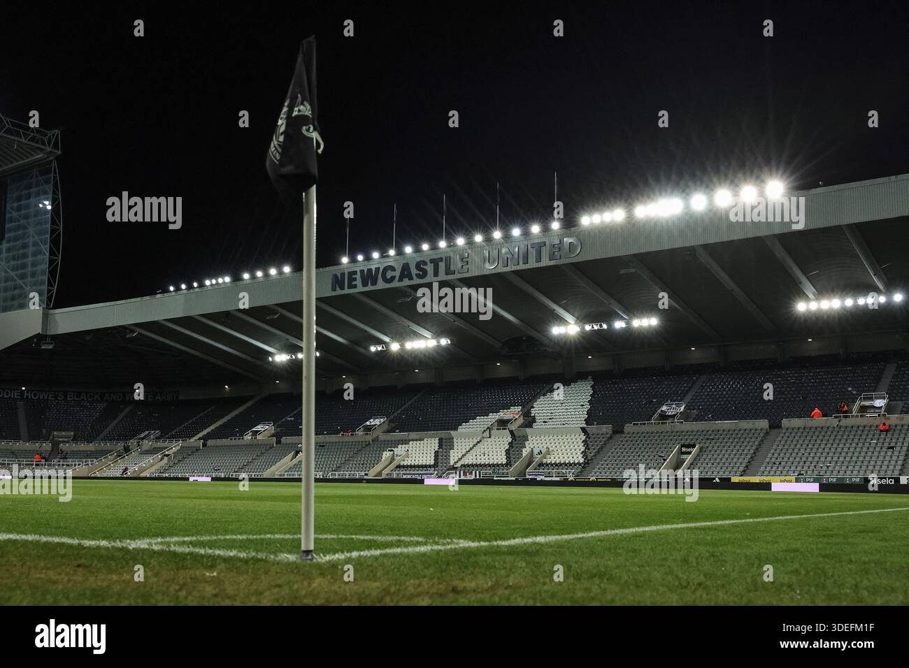 A general view of ahead of the St James’ Park during the Premier League ...