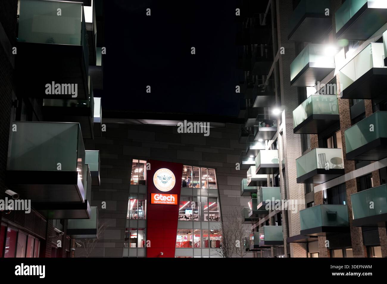 A general view of the stadium ahead of the Premier League match at ...