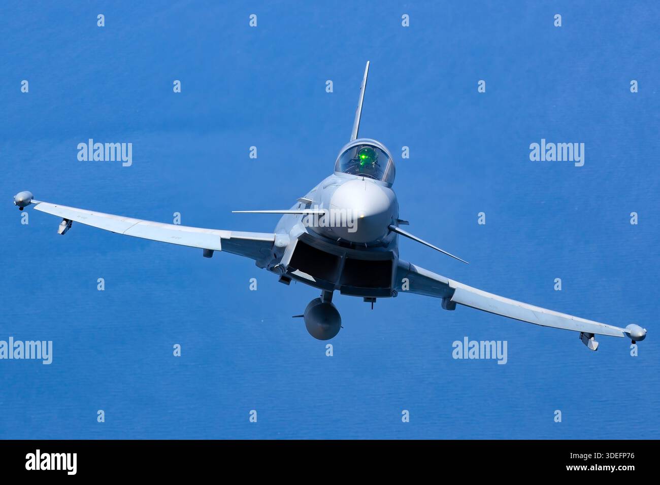 The image shows a German Air Force Eurofighter EF-2000 Typhoon S in ...