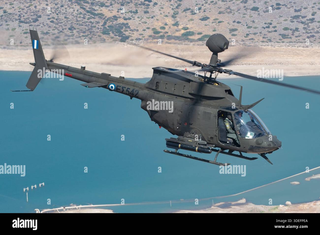 Hellenic Air Force Bell OH-58D Kiowa Warrior, registration ES-542 ...