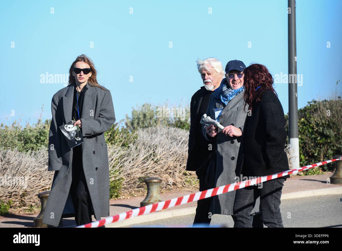Saint Tropez, France. 07th Jan, 2026. Paul Watson during public tribute ...