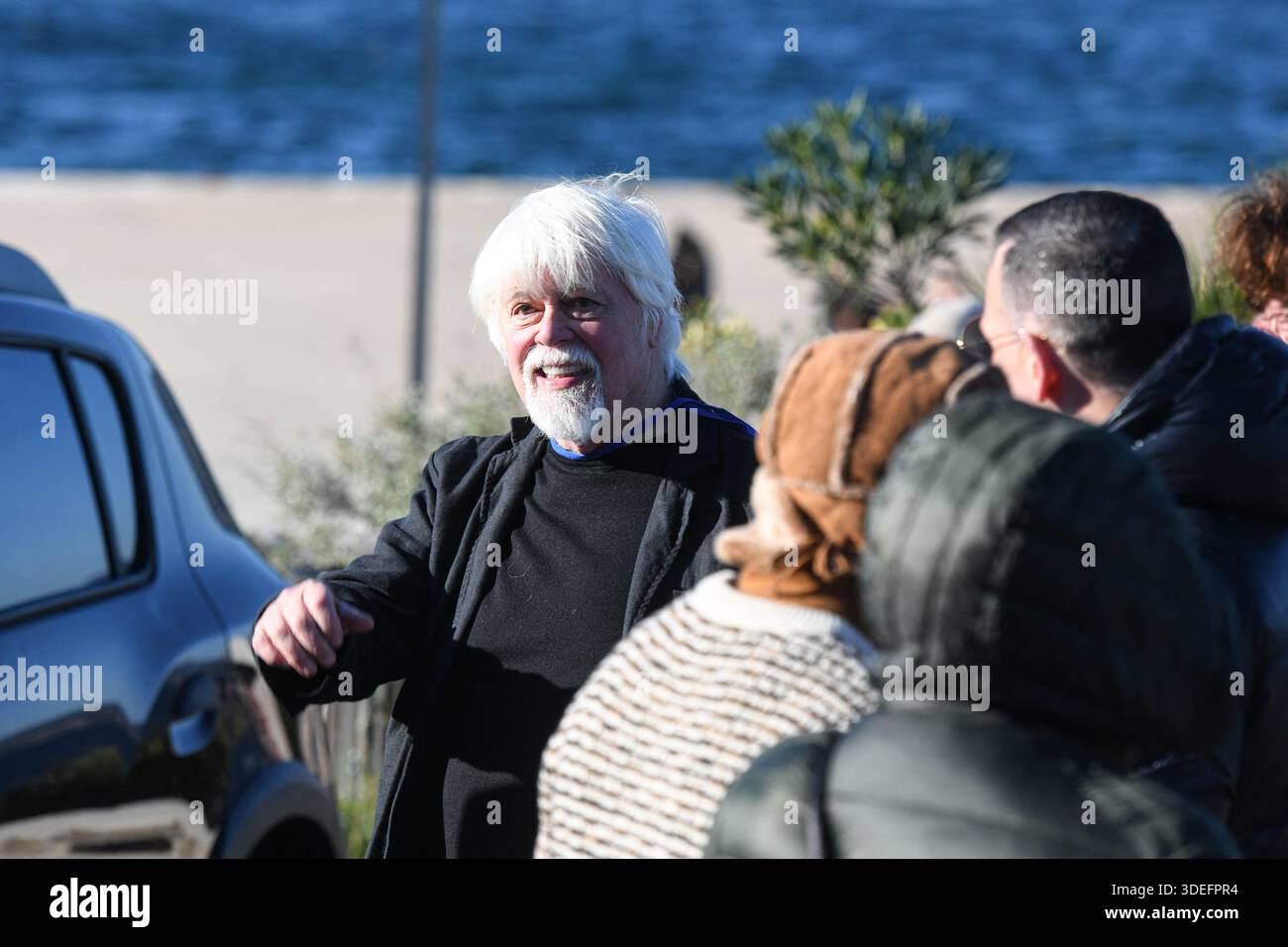 Saint Tropez, France. 07th Jan, 2026. Paul Watson during public tribute ...