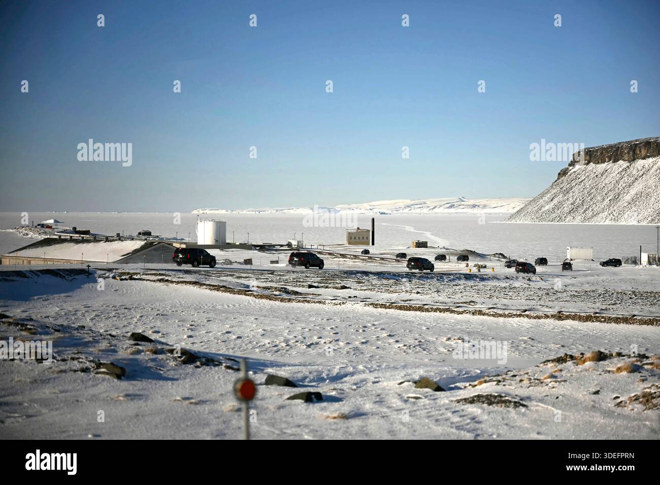 FILE - The motorcade of Vice President JD Vance travels through ...