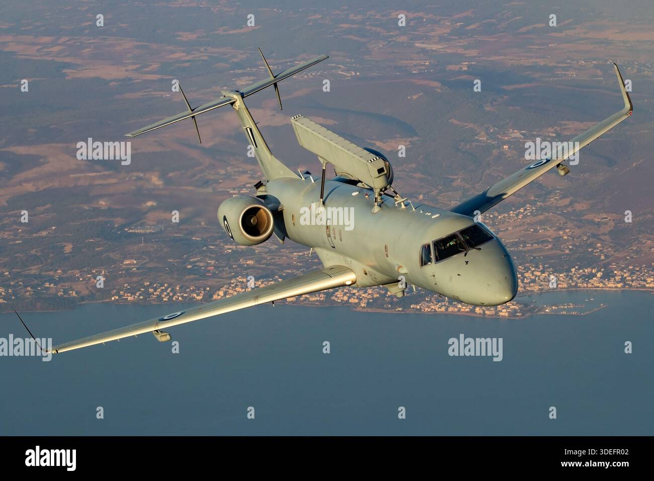 A Greek Air Force Embraer EMB-145H AEW&C, registration 729, serial ...