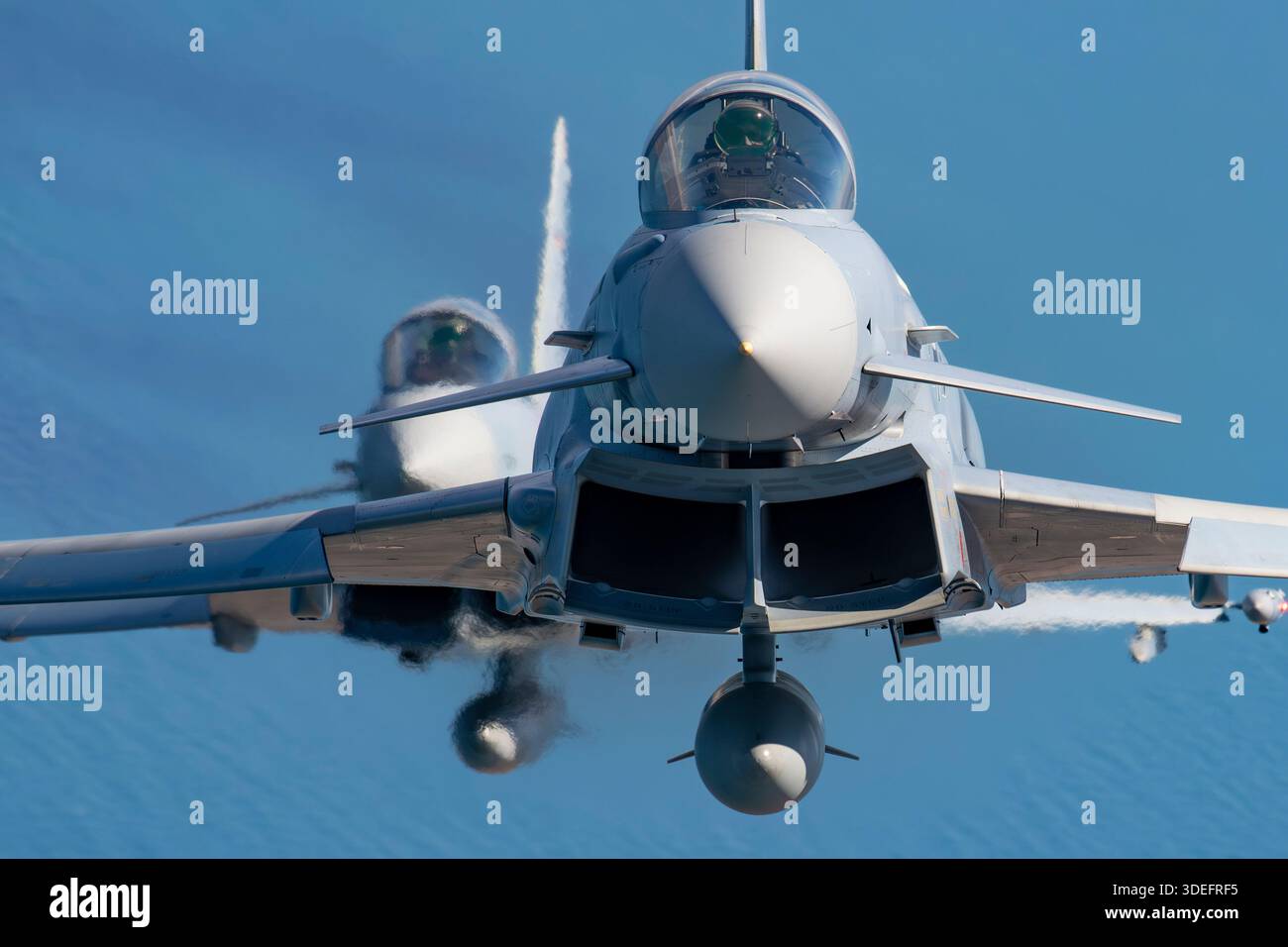 Air-to-air photograph of Luftwaffe Eurofighter EF-2000 Typhoon S ...