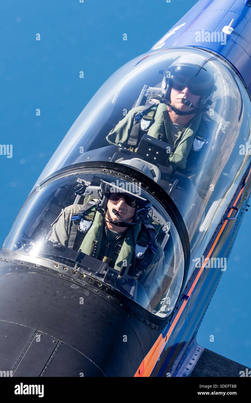 Air-to-air close-up of an Austrian Air Force Pilatus PC-7 training ...