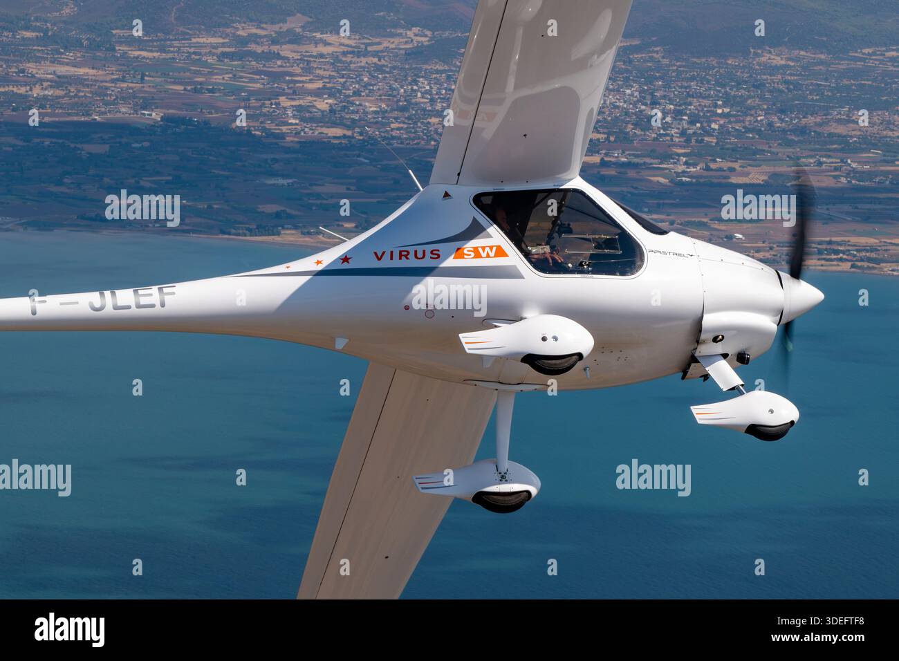The Pipistrel Virus SW, privately operated with registration F-JLEF, is ...
