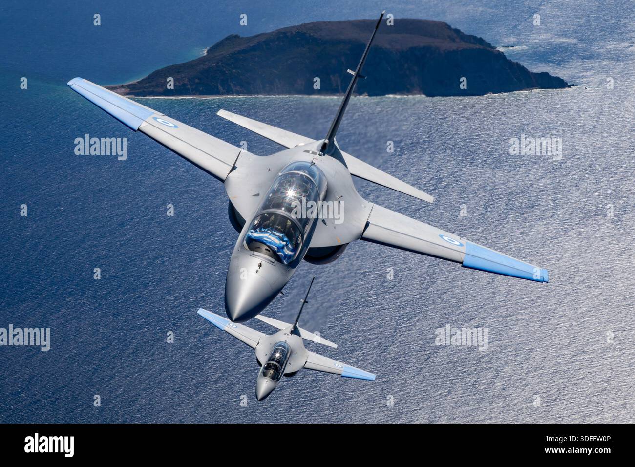 Air-to-air image of Hellenic Air Force Leonardo Alenia Aermacchi M-346B ...
