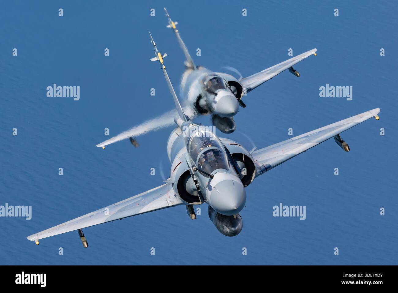 The image presents a group of Hellenic Air Force Dassault Mirage 2000 ...