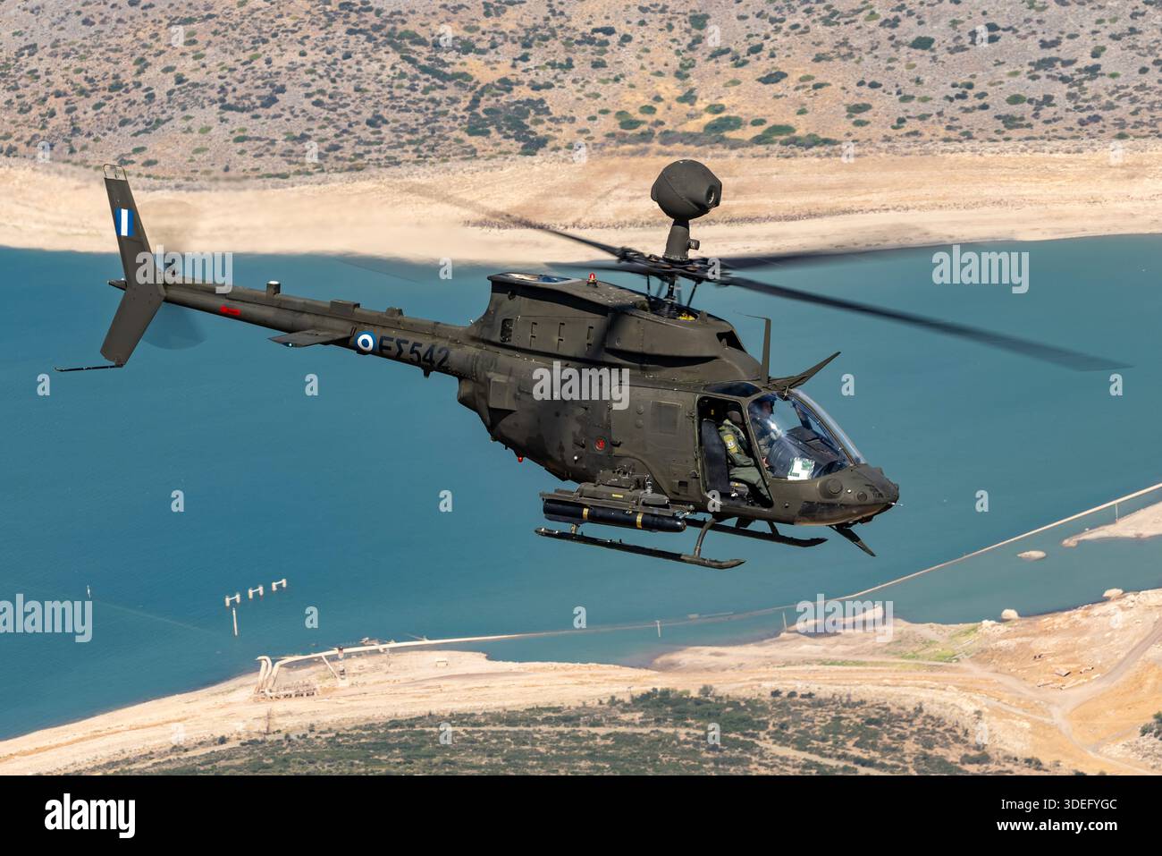 Greek Air Force Bell OH-58D Kiowa Warrior observation and light attack ...