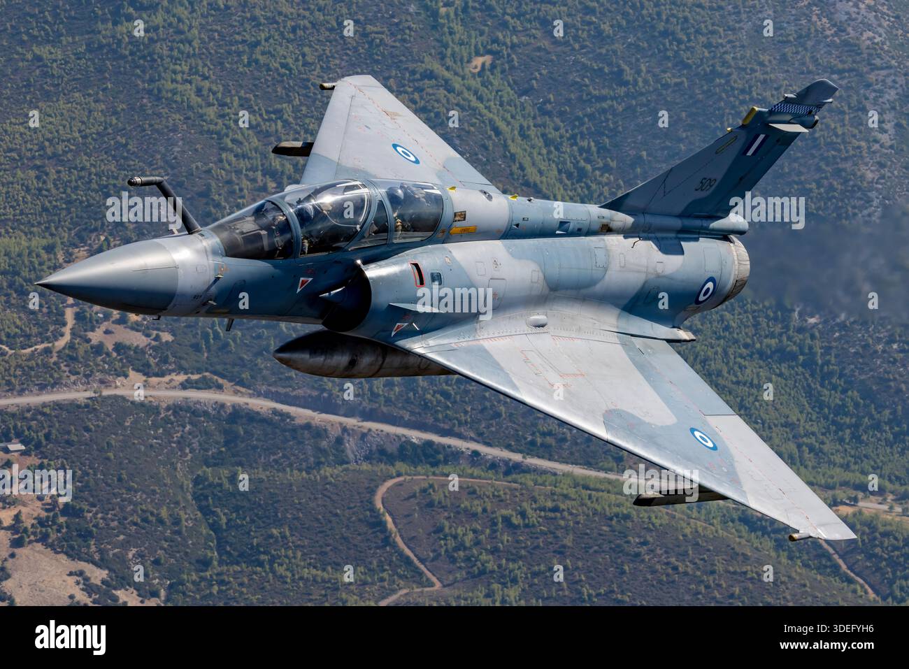 The Hellenic Air Force Dassault Mirage 2000-5BG, registration 509, is ...