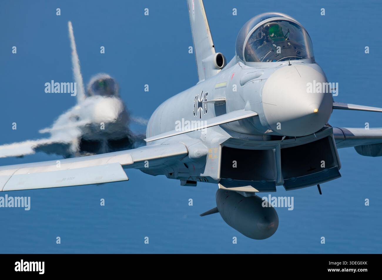 German Air Force Eurofighter EF-2000 Typhoon S fighter aircraft ...