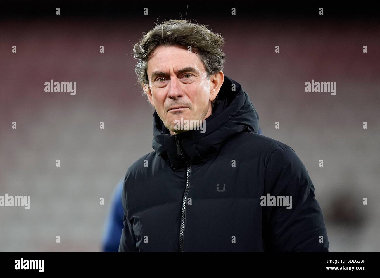 Tottenham Hotspur manager Thomas Frank before the Premier League match ...