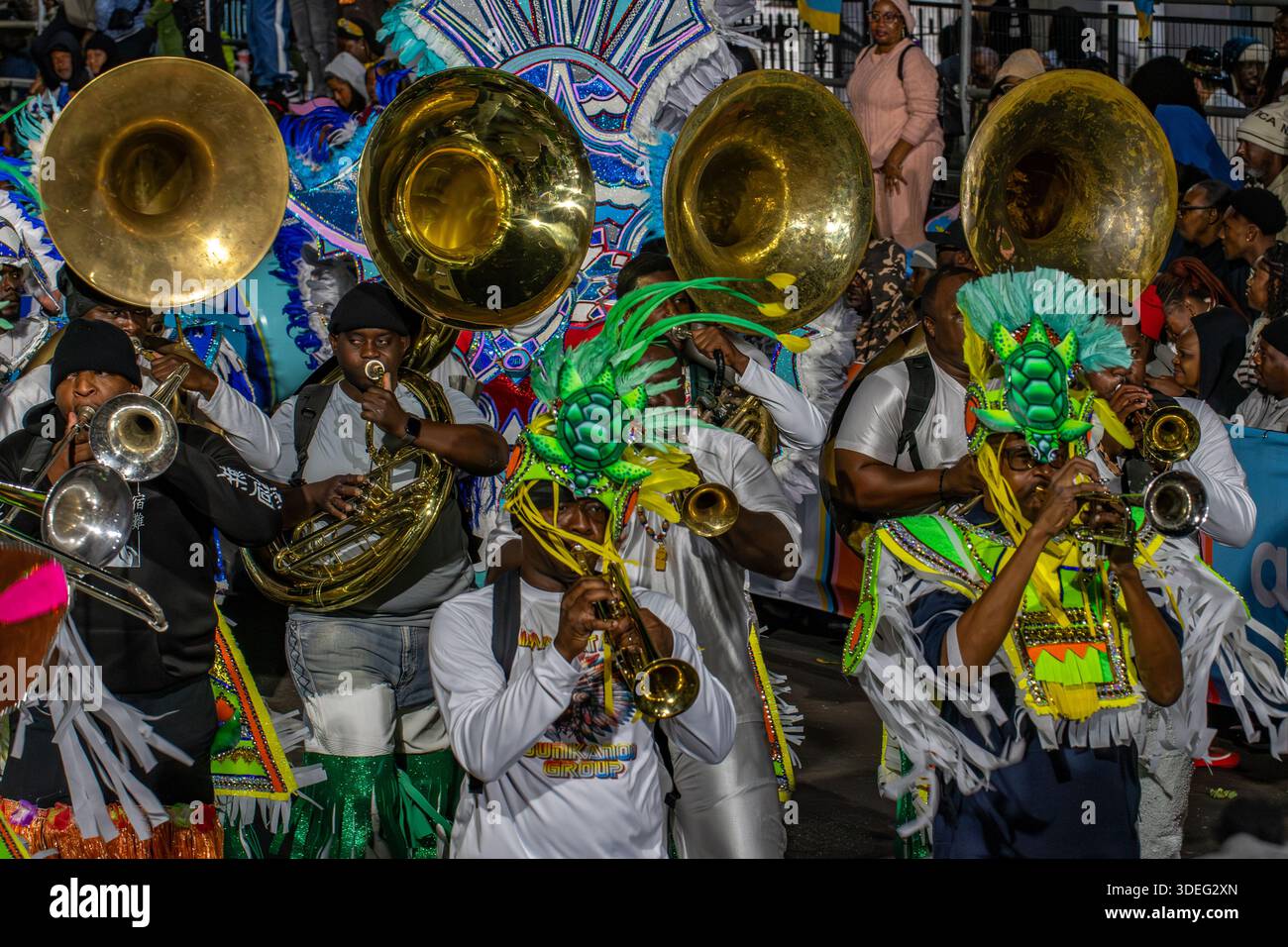 Nassau, Bahamas - 01 January 2026: View of vibrant Junkanoo Festival ...