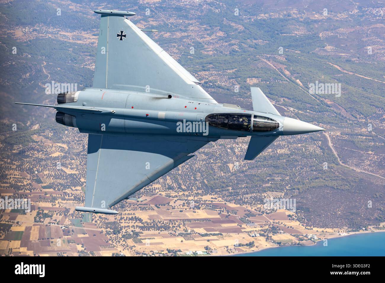 A Luftwaffe Eurofighter EF-2000 Typhoon S, registration 3115, serial ...