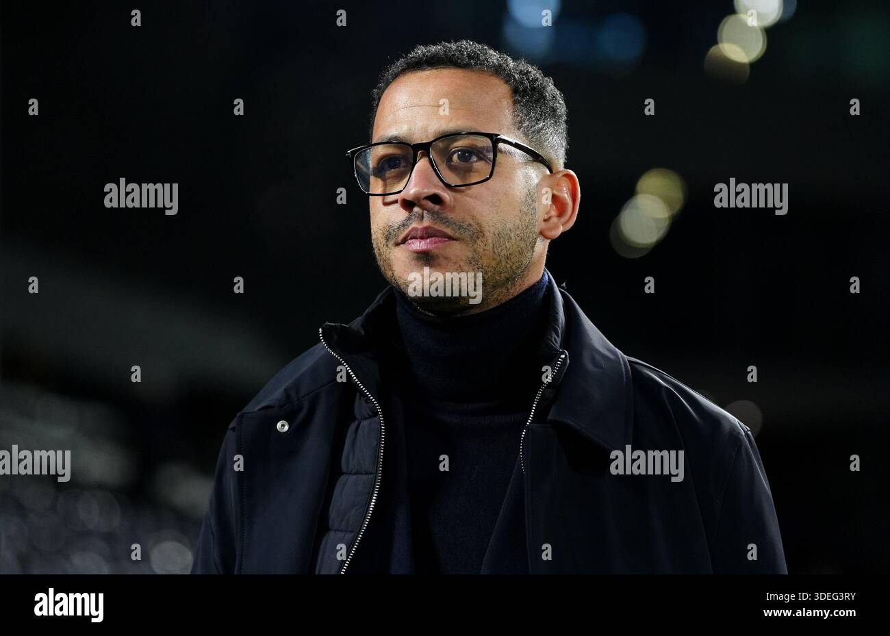 New Chelsea manager Liam Rosenior before the Premier League match at ...