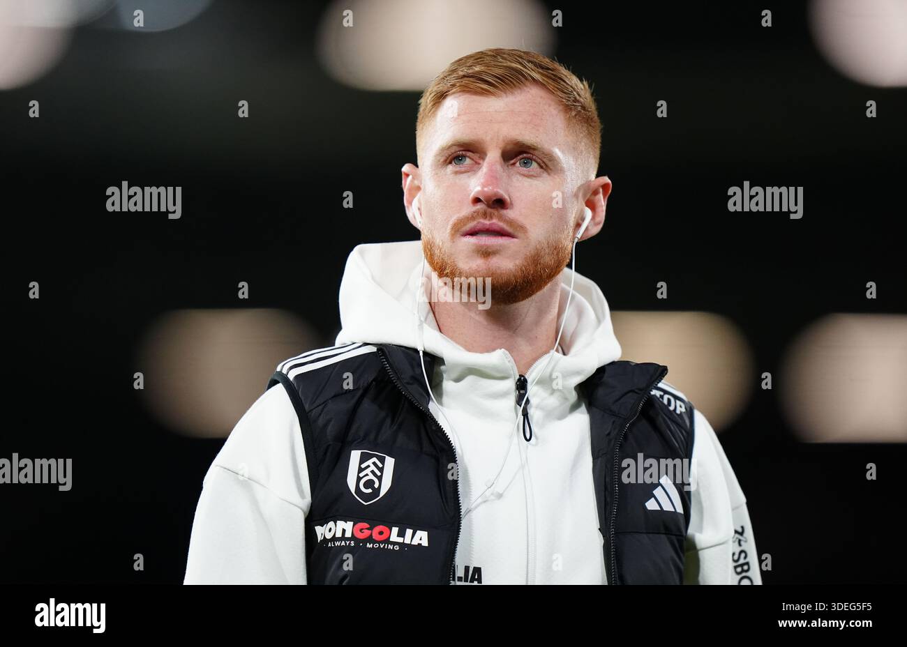 Fulham's Harrison Reed before the Premier League match at Craven ...