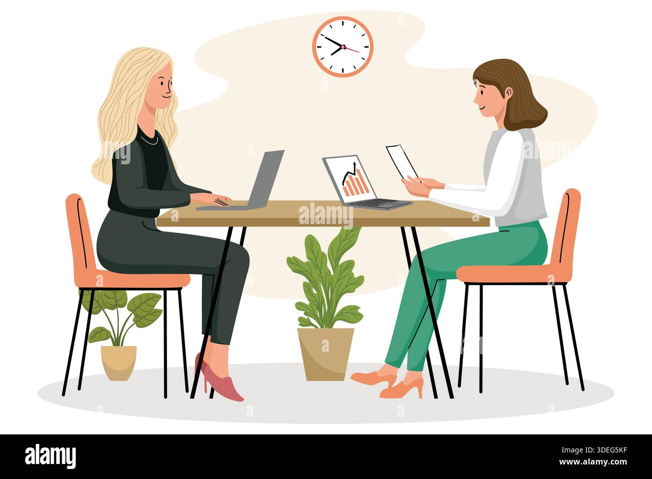 Consulting women Stock Vector Images - Alamy