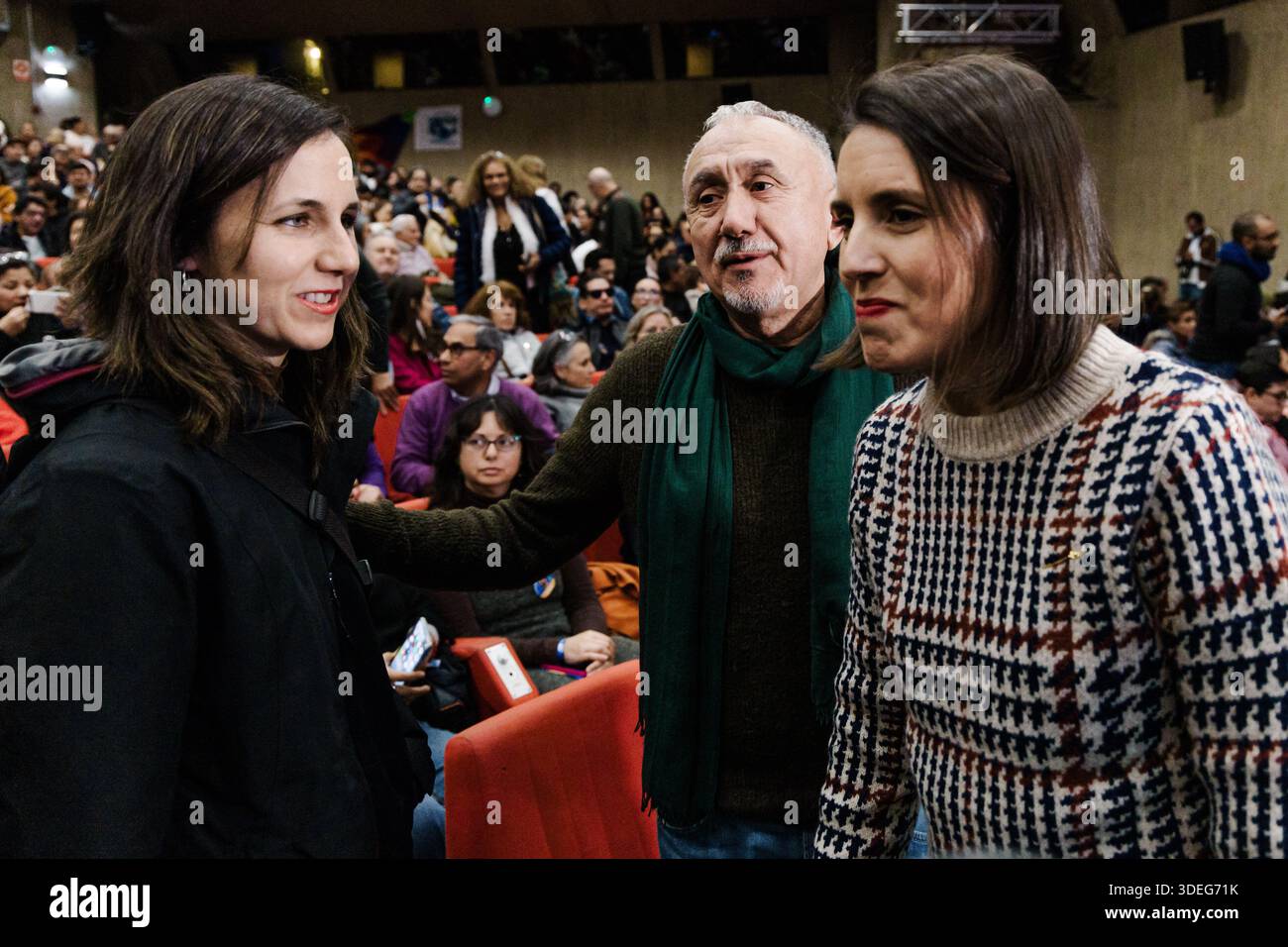 (L-R) Secretary General of Podemos, Ione Belarra 07 JANUARY 2026 Carlos ...