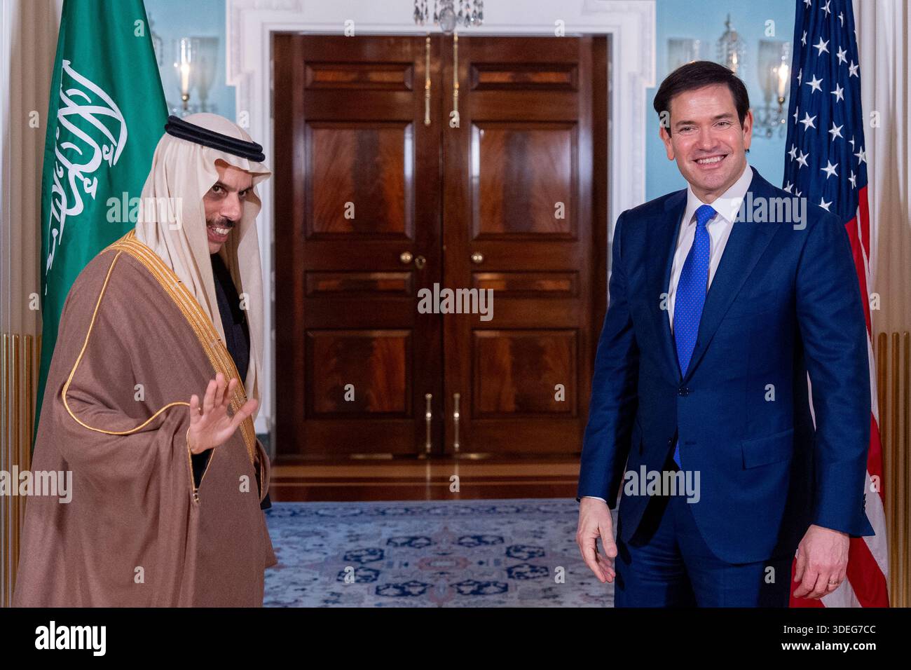 Secretary of State Marco Rubio and Saudi Arabia's Foreign Minister ...