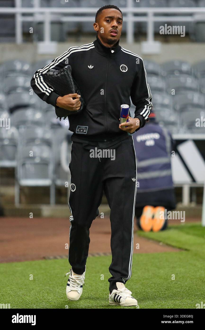 Joe Willock Of Newcastle United Arrives during the Newcastle United v ...
