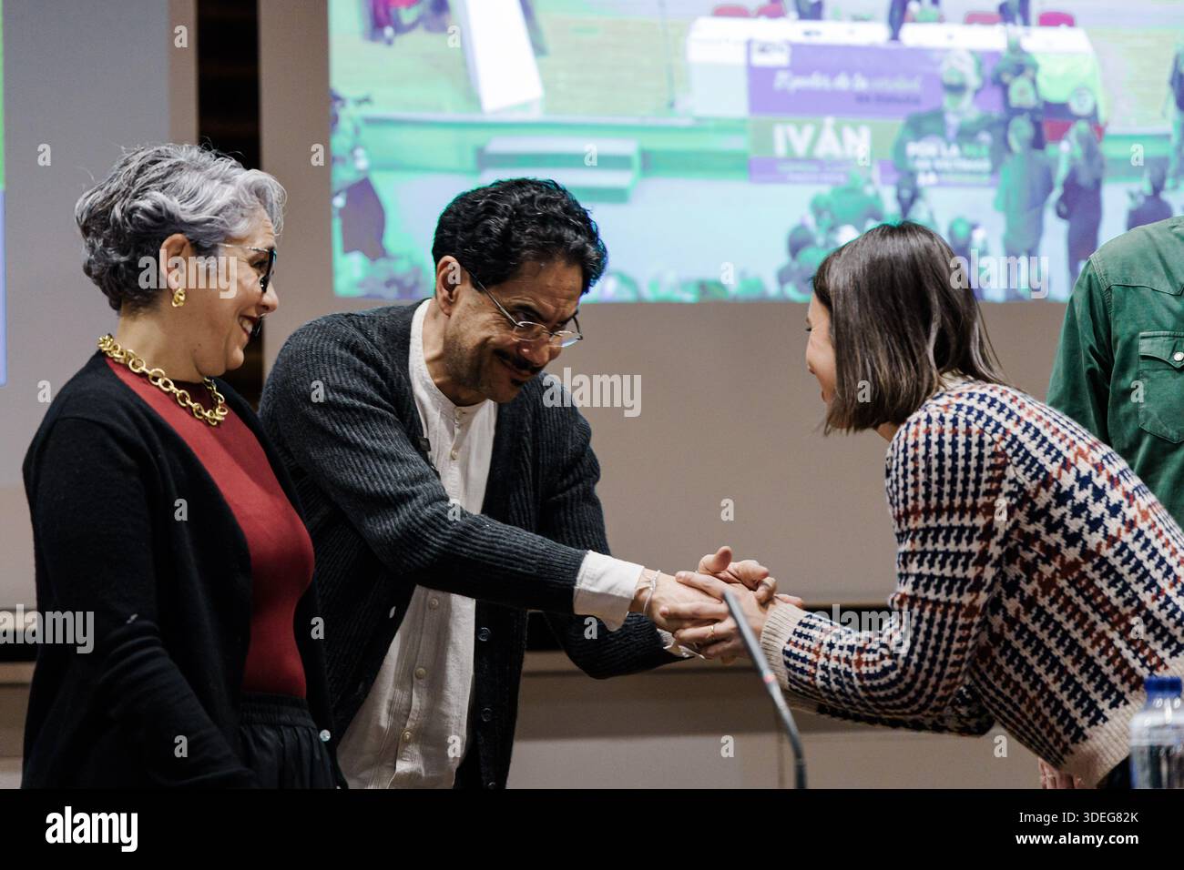 (L-R) Senator of the Republic of Colombia María José Pizarro 07 JANUARY ...
