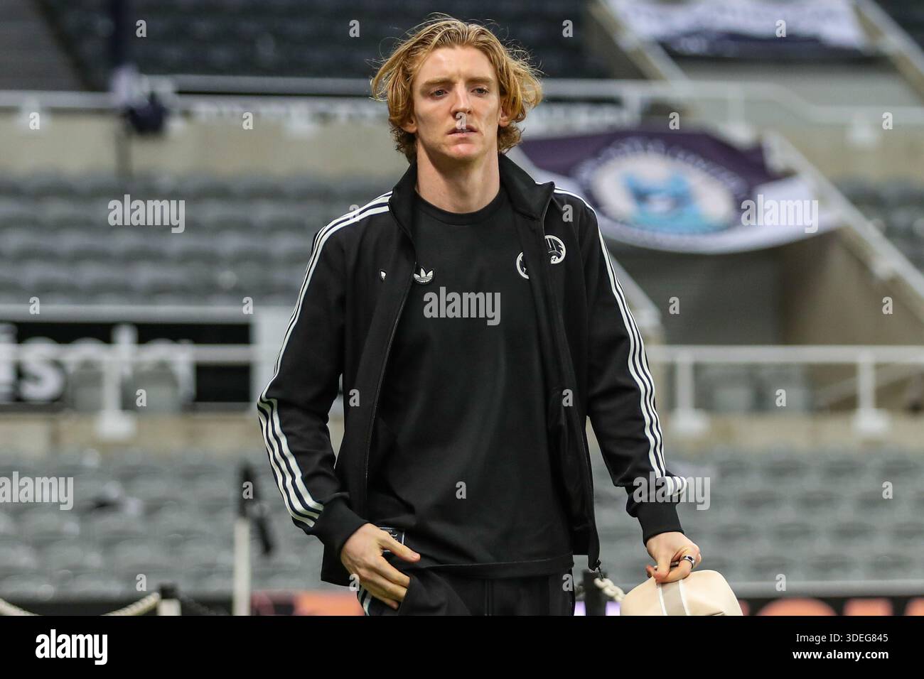 Anthony Gordon Of Newcastle United Arrives during the Newcastle United ...