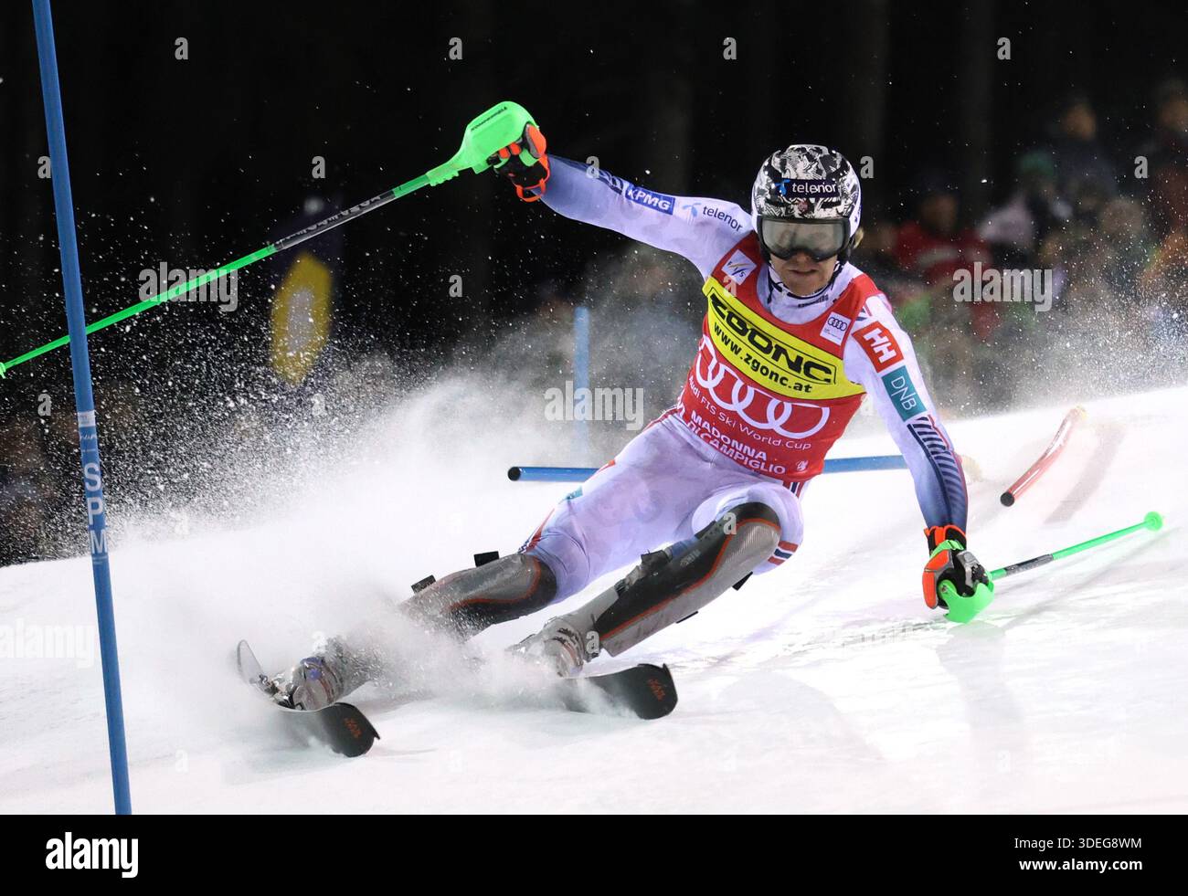 FIS Alpine Ski World Cup, Slalom, Timon Haugan (NOR), Madonna di ...