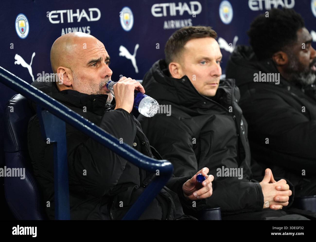 Manchester City manager Pep Guardiola ahead of the Premier League match ...