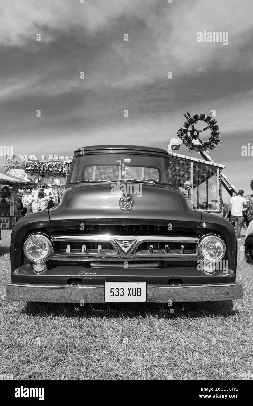 Dorchester.Dorset.United Kingdom.September 5th 2025.A Ford F100 pickup ...