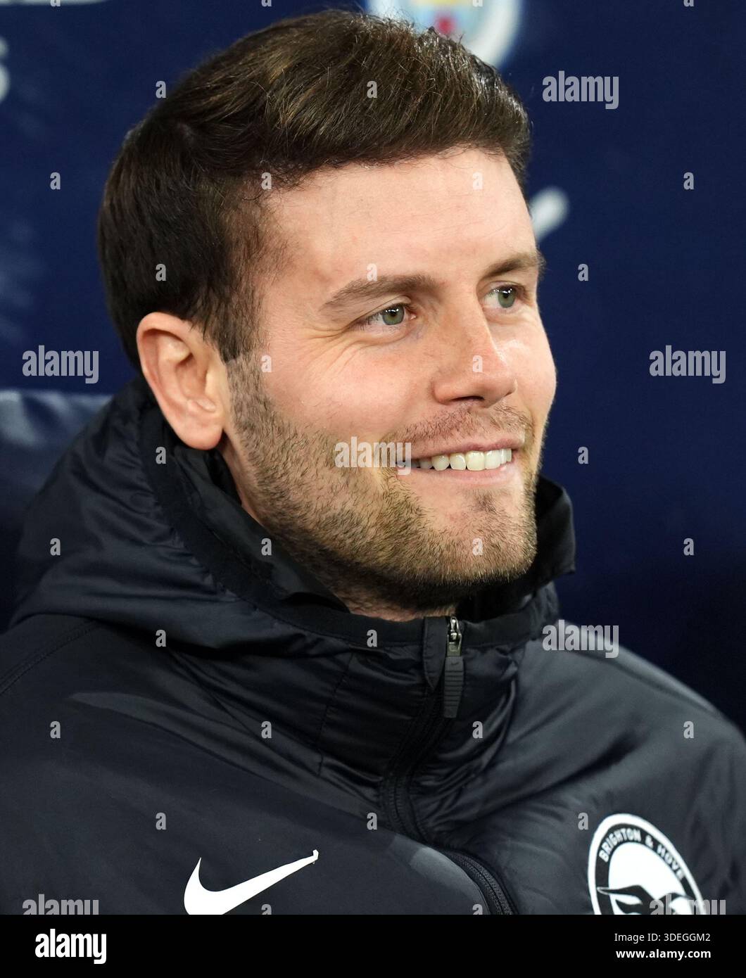 Brighton and Hove Albion manager Fabian Hurzeler during the Premier ...