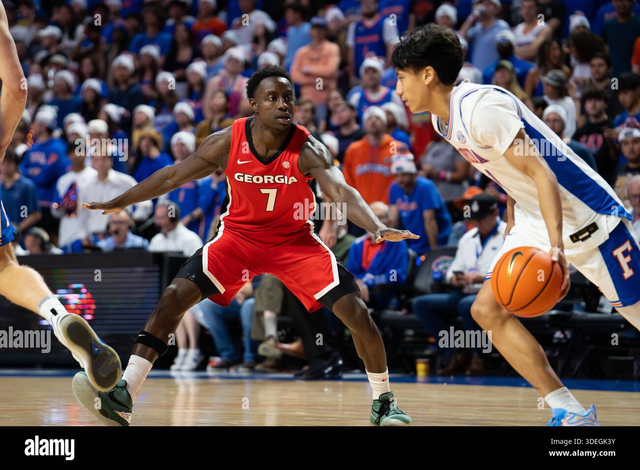 Georgia guard Justin Bailey (7) plays Florida during the first half of ...