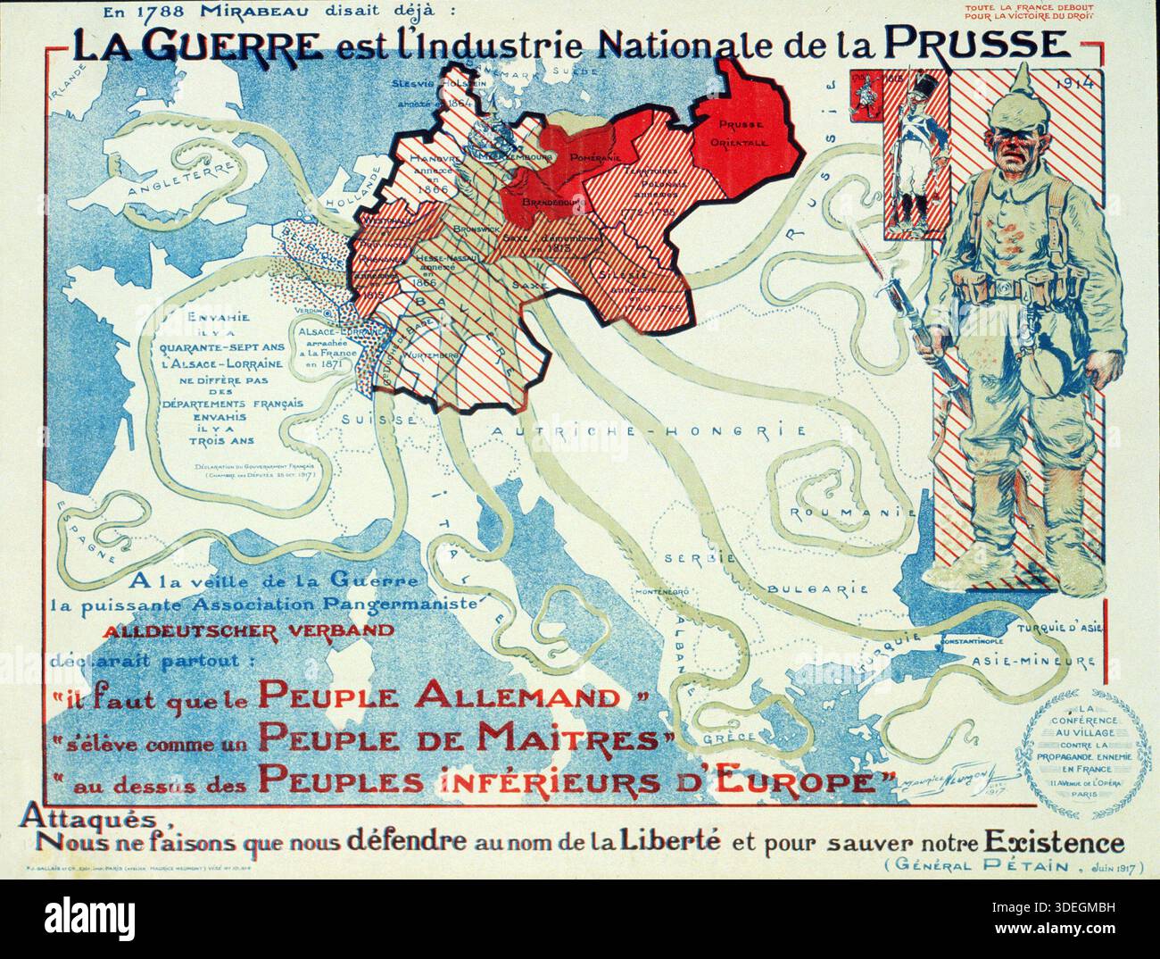 Prussia map hi-res stock photography and images - Alamy