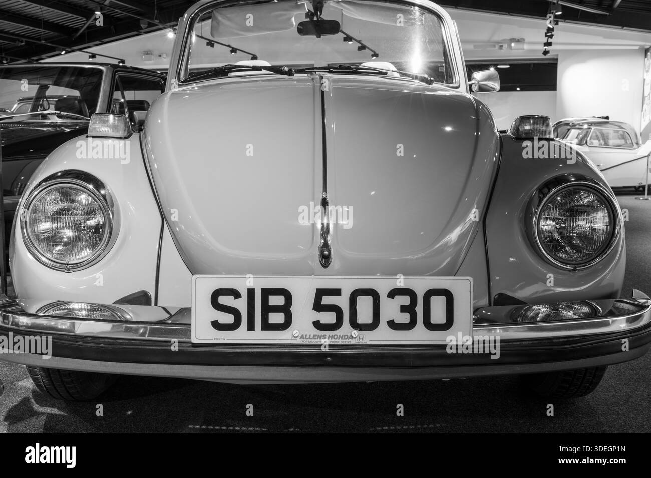 Sparkford.Somerset.United Kingdom.January 12th 2025.A Volkswagen Beetle ...